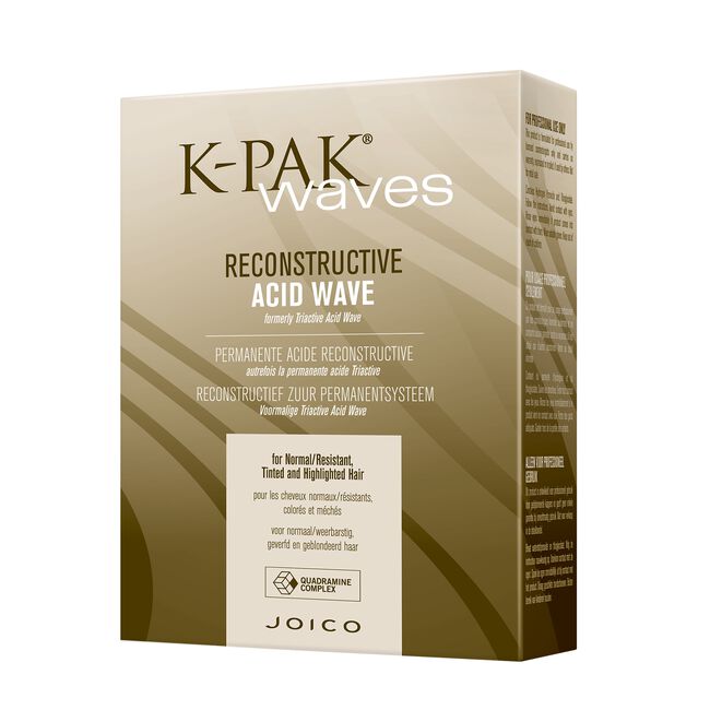 Joico K-PAK Waves Reconstructive Acid Wave For Normal Resistant Tinted ...