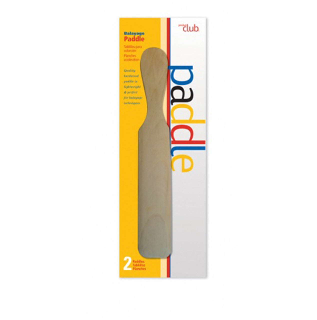 Product Club Balayage Wood Paddle Board Small 1-1/2"W x 9-1/2"L ...